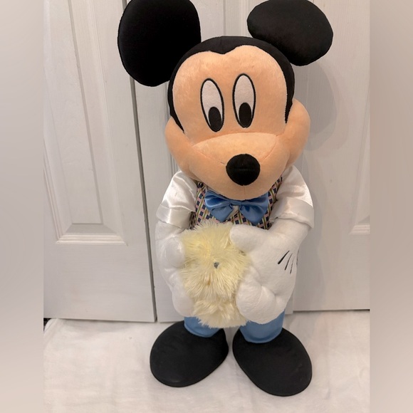 Disney | Toys | Vintage Mickey Mouse All Dressed Up For Easter Wbaby ...